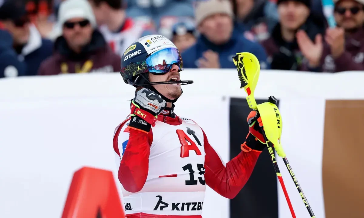 Feller trionfa nello slalom di Cdm di Kitzbuehel, Sala 21° - L ...